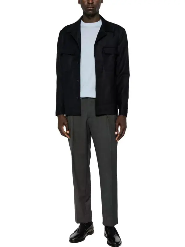 BRIGLIA 1949 Portobellos Pleated Straight-leg Trousers - Grey