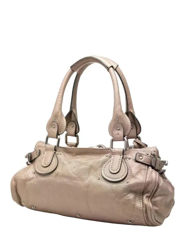Chloé Medium Leather Paddington Handbag - Brown