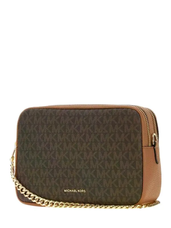 Michael Kors Bryant Medium Signature Logo Camera Crossbody Bag - Brown