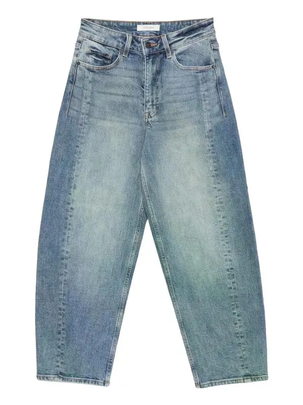 JCSOPHIE Faded Straight-leg Jeans - Blue