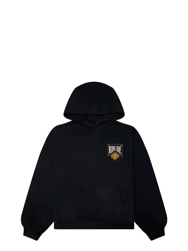 Rhude Graphic-print Hoodie - Black