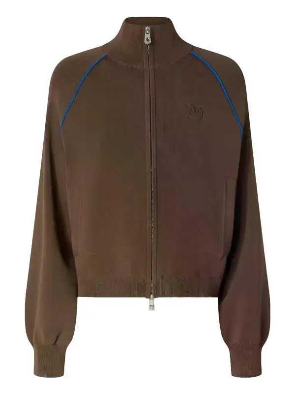 Pinko Piped Raglan-sleeve Jacket - Brown