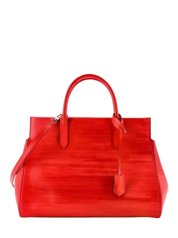 LOUIS VUITTON Marly Handbag Epi Leather Mm Satchel - Red