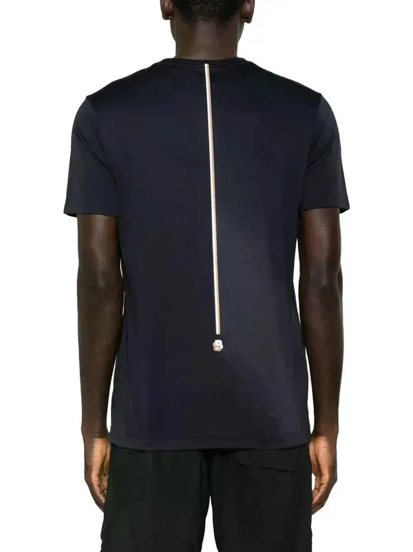 BOSS Logo-print Short-sleeve T-shirt - Blue