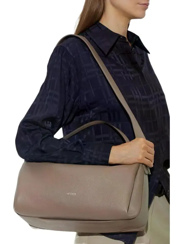 NEOUS Scorpius Leather Shoulder Bag - Brown