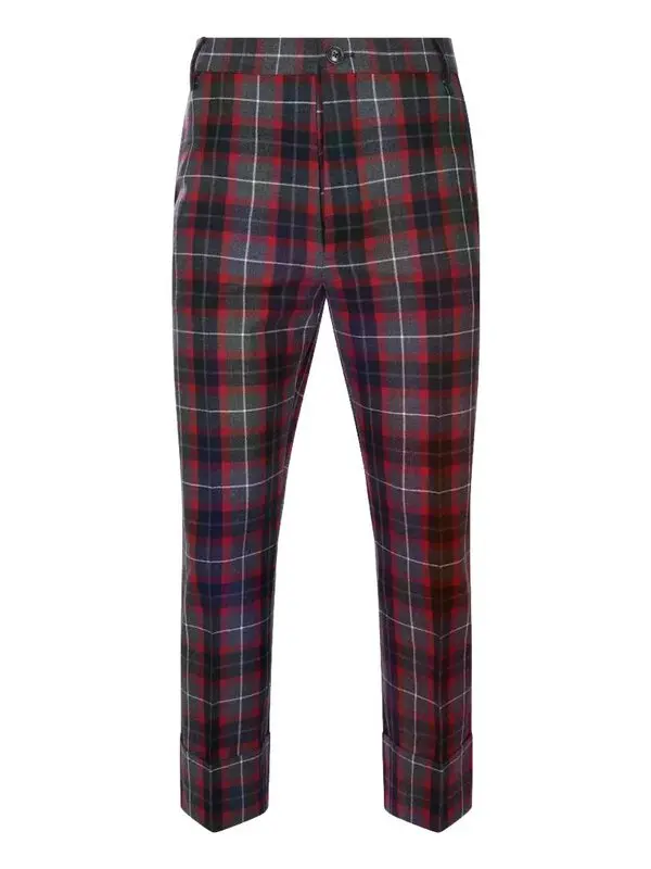 VIVIENNE WESTWOOD George Turn-up Trousers - Grey