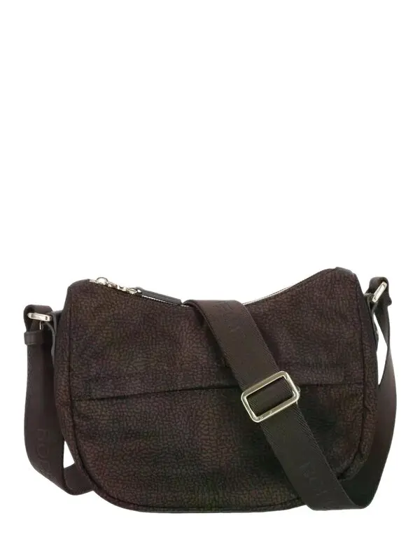 Borbonese B-club Luna Shoulder Bag - Brown