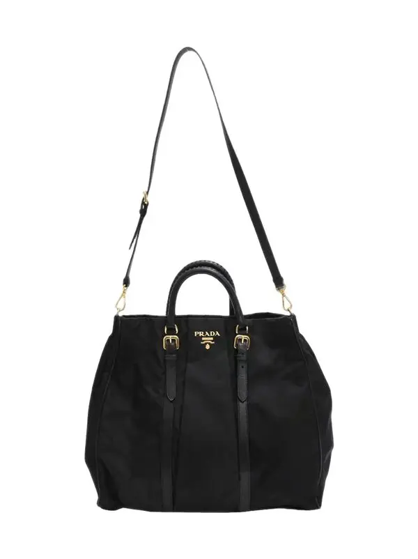 Prada Tessuto Shoulder Bag - Black