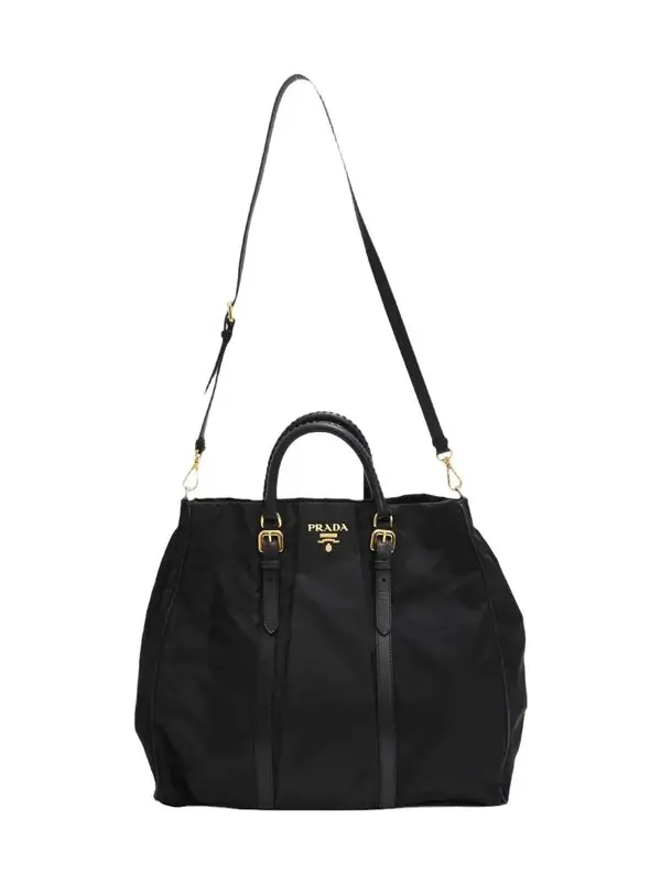 Prada Tessuto Shoulder Bag - Black
