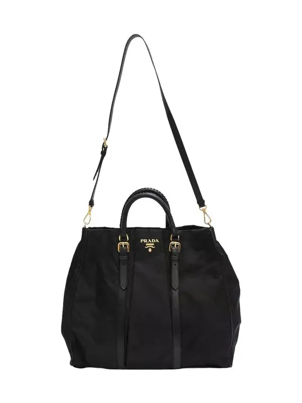 Prada Tessuto Shoulder Bag - Black