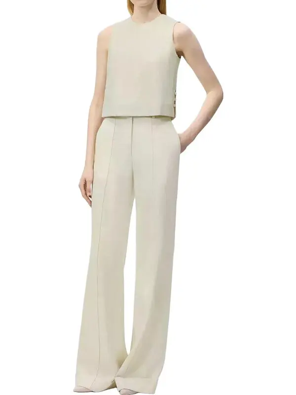 Adam Lippes Deeda Wide-leg Trousers - Neutrals