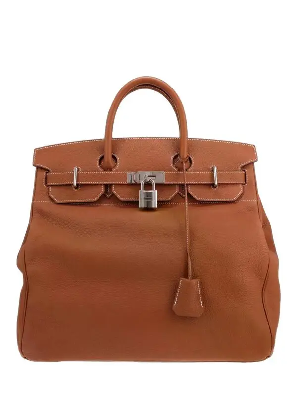 Hermès 2022 Haut À Courroies Tote Bag - Brown
