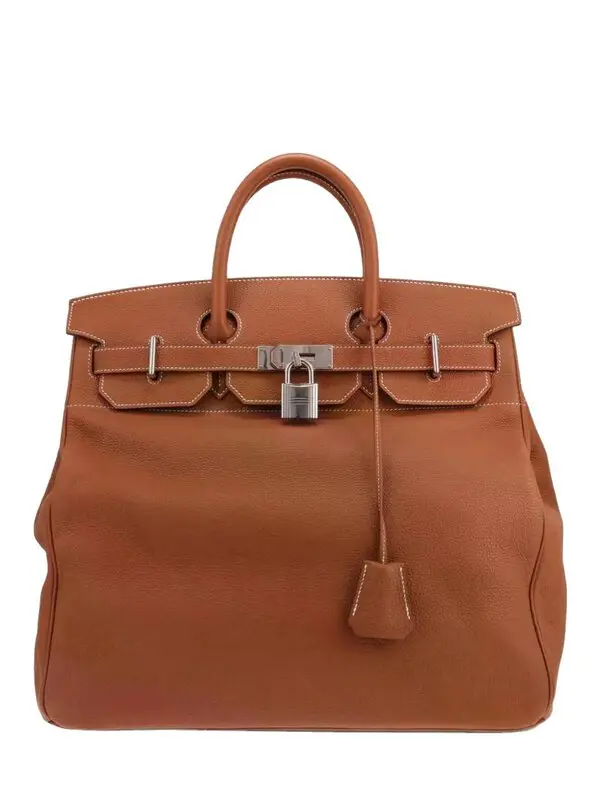 Hermès 2022 Haut À Courroies Tote Bag - Brown