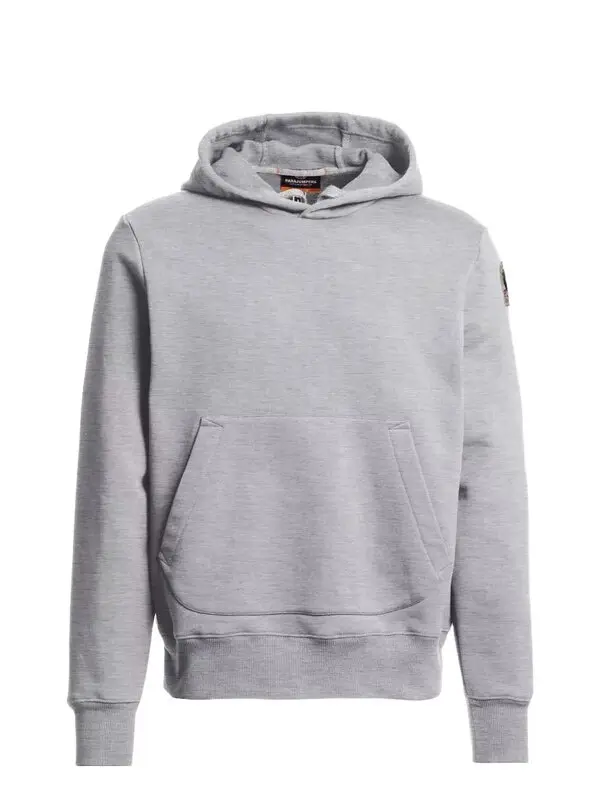 PARAJUMPERS Everest Logo-patch Hoodie - Grey