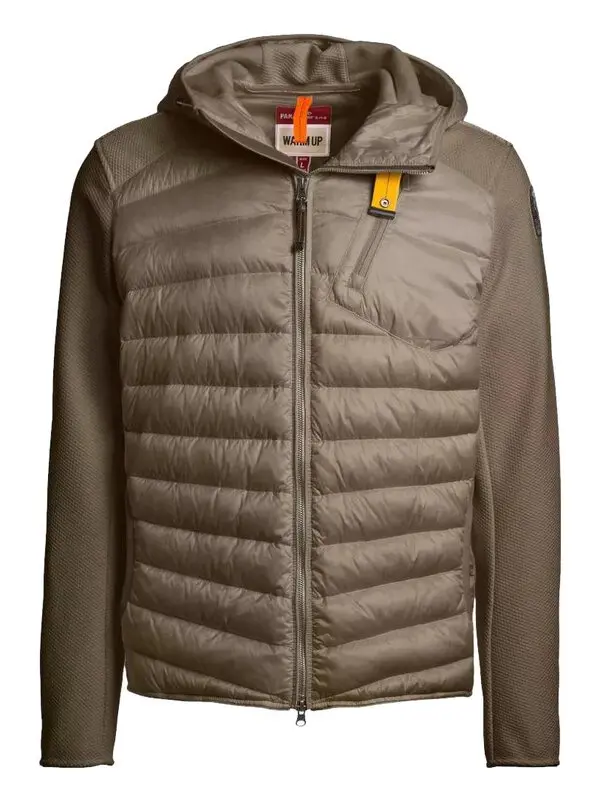 PARAJUMPERS Nolan Hybrid Hooded Jacket - Brown