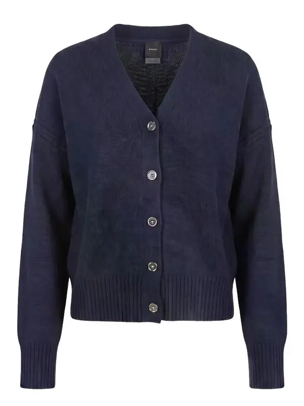 Pinko V-neck Cardigan - Blue