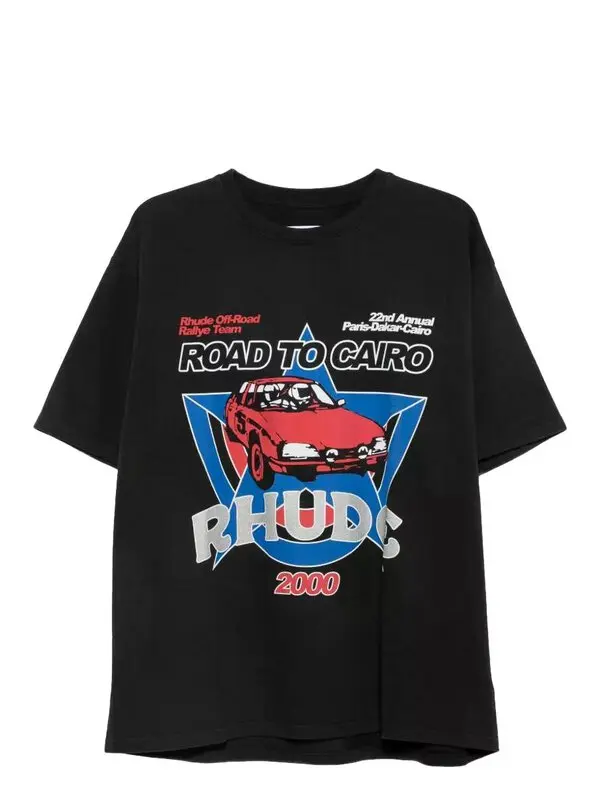 Rhude Graphic-print T-shirt - Black
