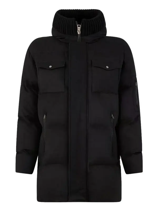 Herno Hooded Padded Jacket - Black