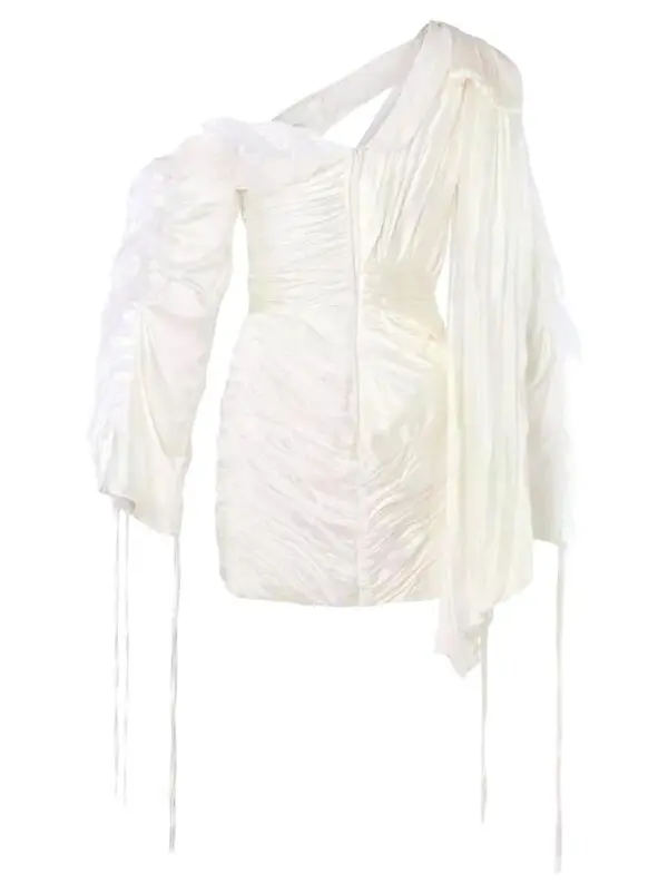 NORINA ST Jamila Ruched Mini Dress - White