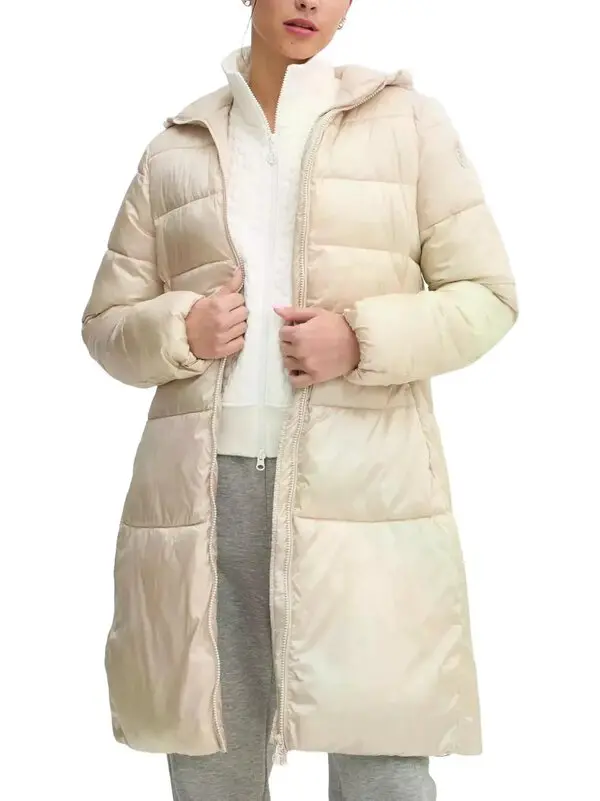 SPORTALM Quilted Hooded Coat - Neutrals