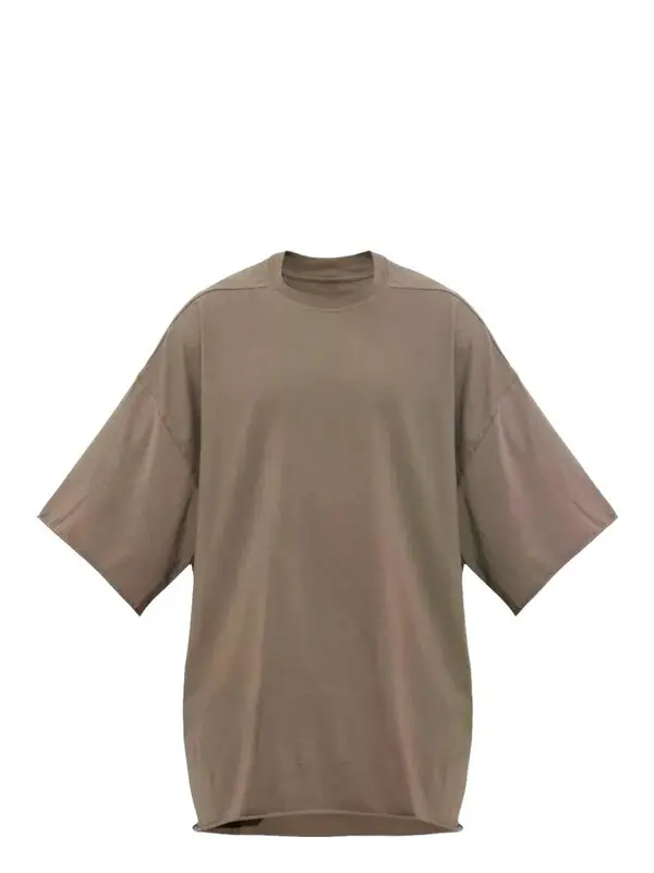Rick Owens Raw-edge T-shirt - Brown