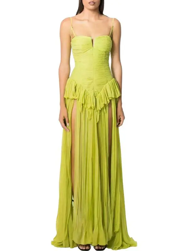 NORINA ST Diada 2.6 Ruffled Maxi Dress - Yellow