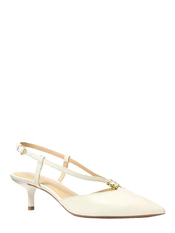 Michael Kors Cherie Leather Pumps - Neutrals