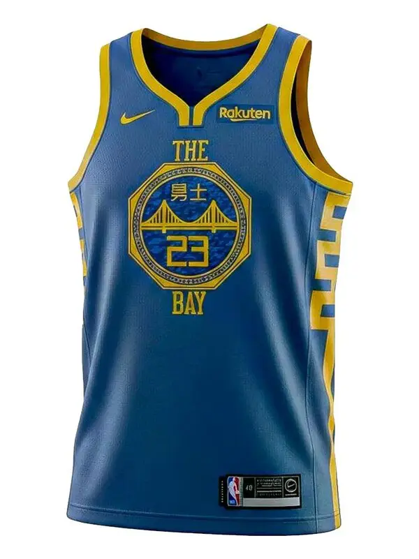 Nike Swingman Golden State Warriors Jersey - Blue