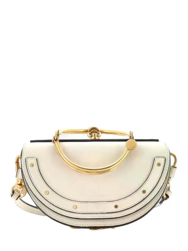 Chloé Nile Leather Mini Crossbody Bag - Orange