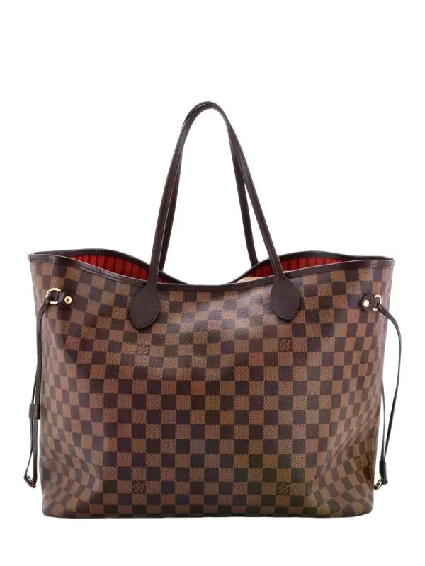 LOUIS VUITTON Neverfull Nm Damier Gm Tote Bag - Brown
