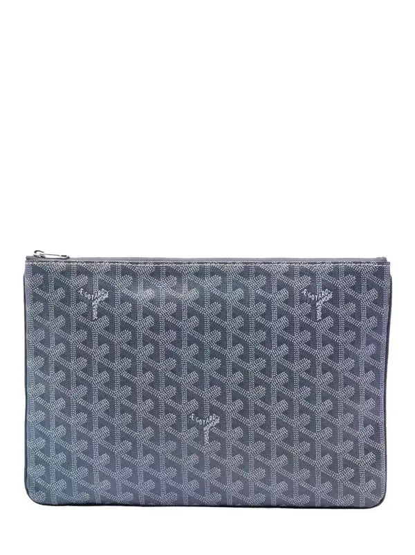 Goyard Senat Mm Clutch Bag - Grey