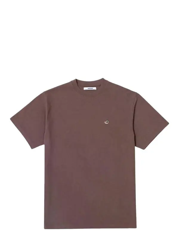 EDMMOND STUDIOS Duck-patch T-shirt - Brown
