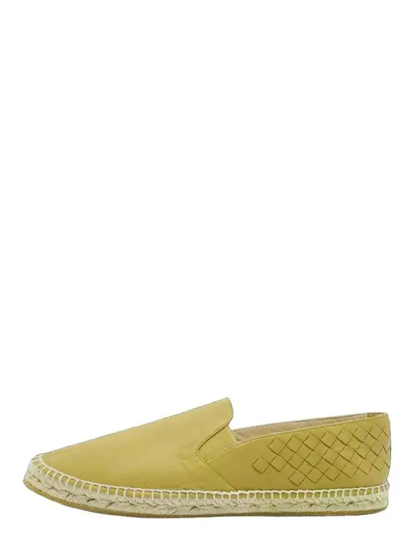 TOD'S Woven Leather Espadrilles - Green