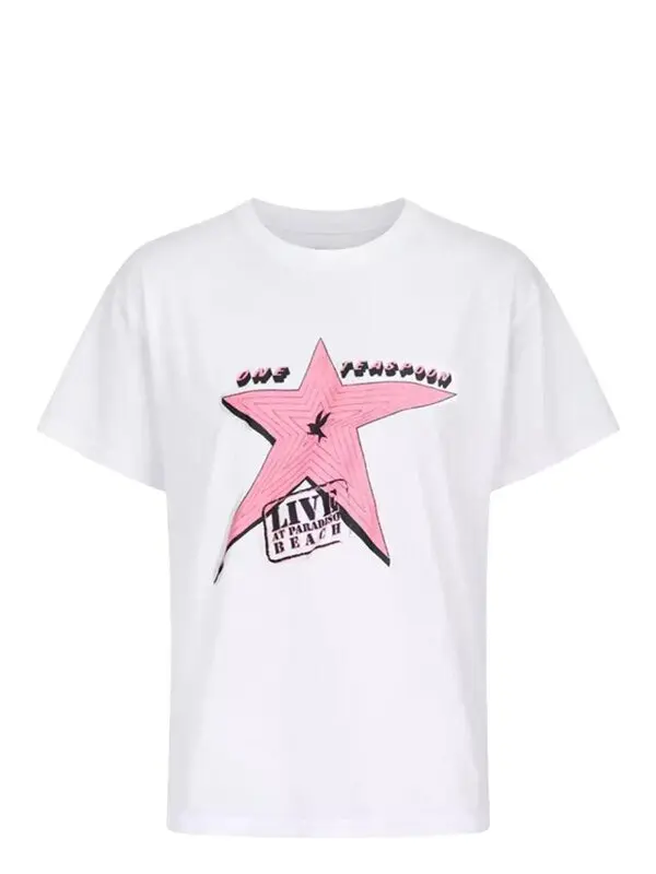 ONETEASPOON Star Tour Graphic T-shirt - White
