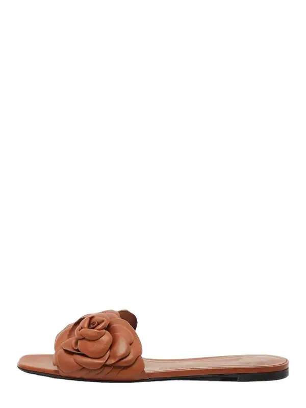 Valentino Garavani 03 Rose Edition Atelier Leather Sandals - Brown