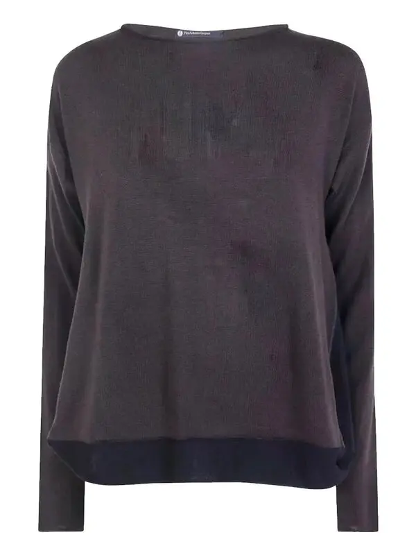 PIERANTONIOGASPARI Wool Colour-block T-shirt - Black