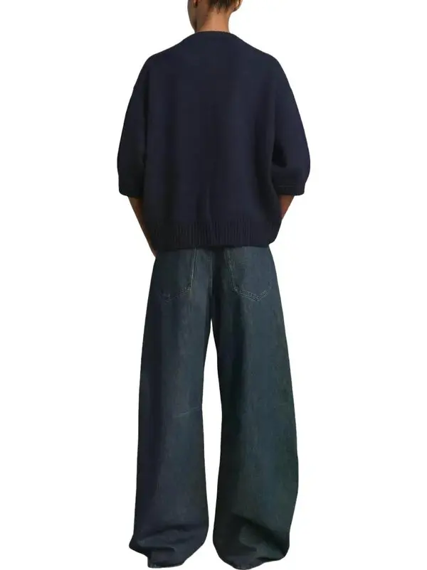 Soeur Short-sleeve Sweater - Blue