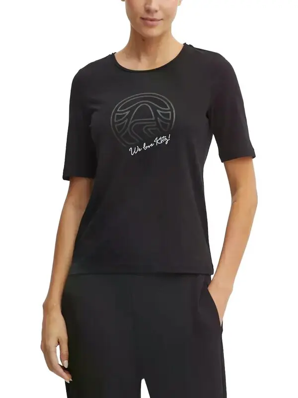 SPORTALM Graphic-print T-shirt - Black