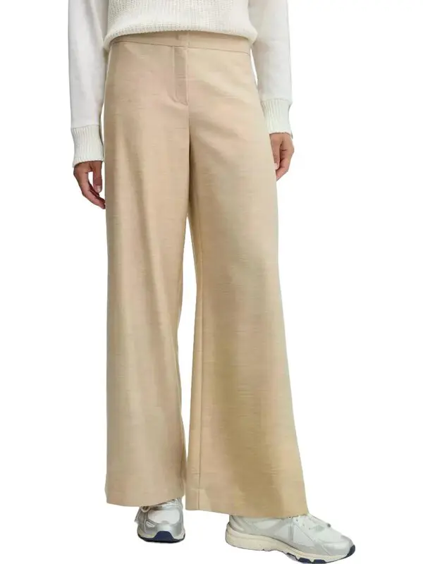 SPORTALM Side-stripe Wide-leg Trousers - Neutrals
