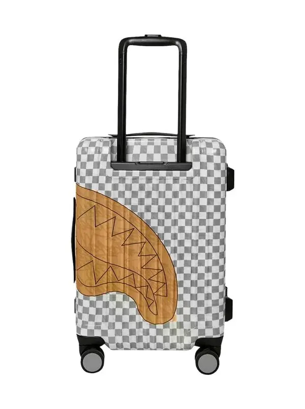 SPRAYGROUND Ritz Riviera Embossed Shark Mouth Suitcase - Neutrals
