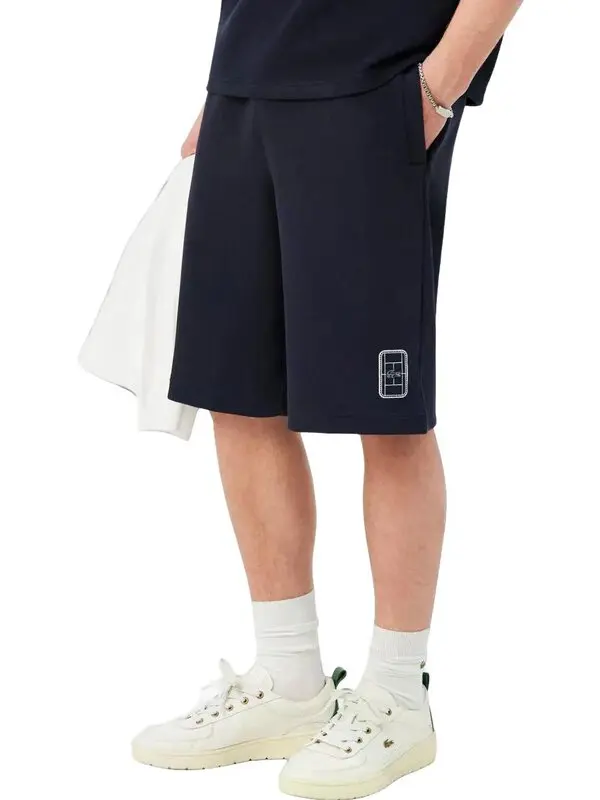 Lacoste Relaxed Fit Double-face Piqué Shorts - Blue