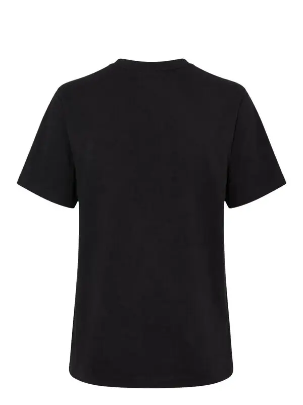 N°21 Embellished Cotton T-shirt - Black