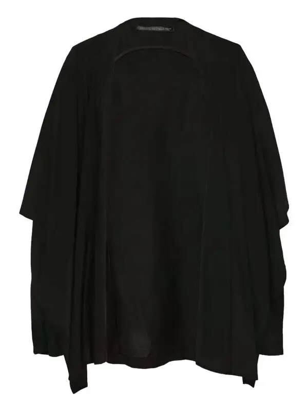 Yohji Yamamoto Layered Open-front Jacket - Black