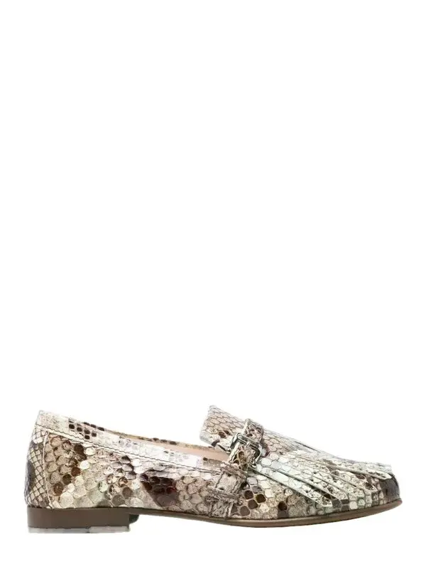 Ermanno Scervino Buckle-detail Loafers - Neutrals