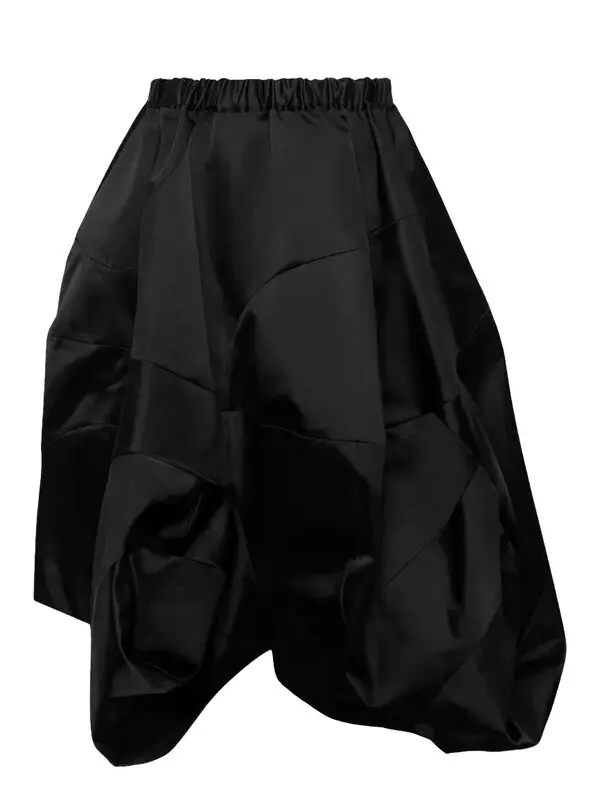Comme Des Garçons Mid Voluminous Bubble Skirt - Black