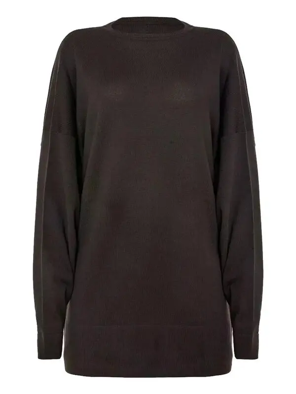 Wolford Merino Knit Sweater - Brown