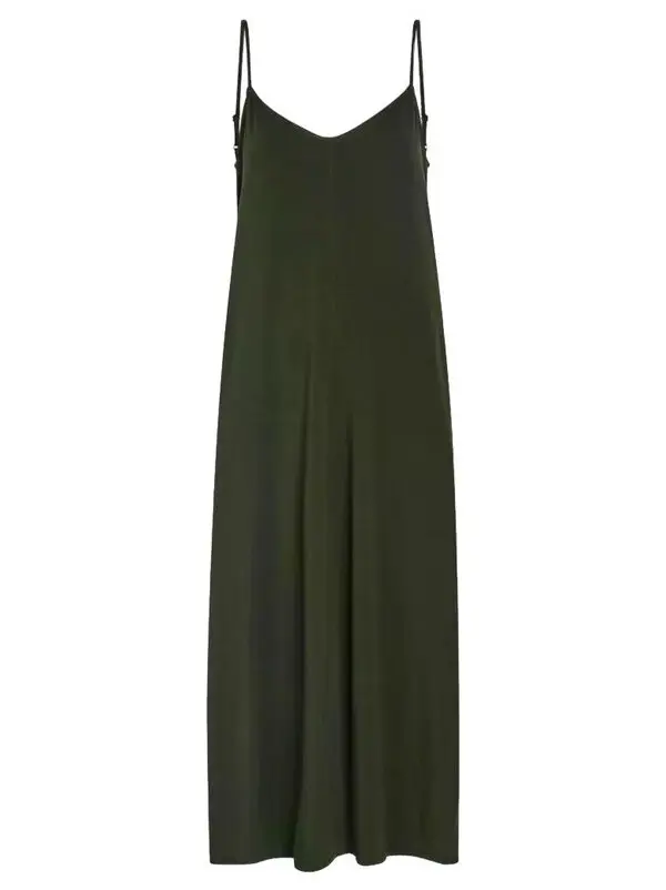 Eileen Fisher V-neck Midi Dress - Green