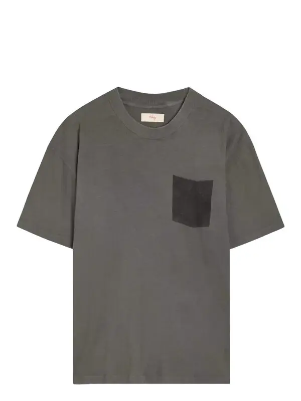 CHERRY LA Cherry Country Chest-pocket T-shirt - Grey