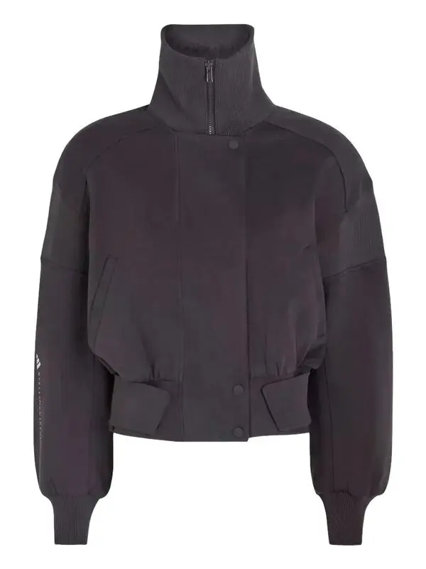 Adidas By Stella McCartney Stadium High-neck Panelled Jacket - Purple