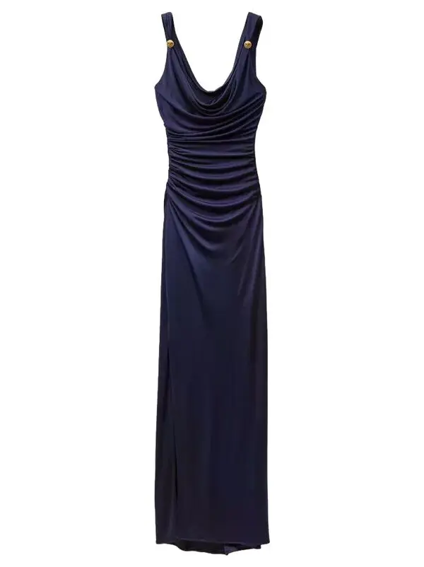 Versace Viscose-jersey Gown - Blue